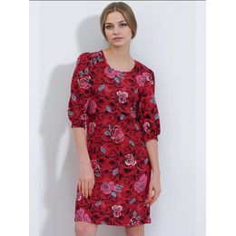 Bigdart Kleid Damen Gr&ouml;&szlig;e 36 hellpink / burgunder / wei&szlig; Sommerkleid