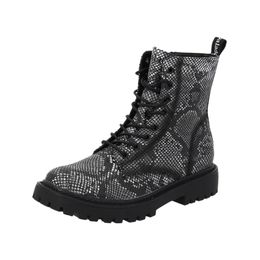 Palado by Sila Sahin Boots 'Liklys' Damen Größe 41 grau / schwarz / weiß Winterschuhe