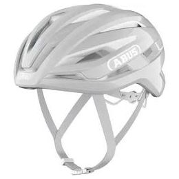 Fahrradhelm Abus "STORMCHASER ACE" Gr. M, grau (grau (pure grau)), Helme, M Kopfumfang: 54cm - 58cm