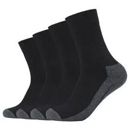 Socken Camano "function", Damen, Gr. 39-42, schwarz, Materialmix, uni und meliert, normal, Socken Socken, mit feuchtigkeitsregulierendem Material