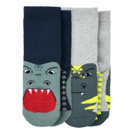 Topolino 2 Jungen Stoppersocken mit Dino-Motiven