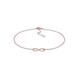 Elli Fußschmuck Infinity Unendlichkeit Damen Größe One Size gold / rosegold