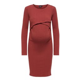 Only Maternity Umstand Kleid 'OLMALEJANDRA' Damen Gr&ouml;&szlig;e 34 rot Winterkleid