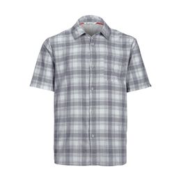 Funktionshemd Killtec "KOS 98 MN WVN SHRT", Herren, Gr. 3XL, Normalgr&ouml;&szlig;en, grau (hellgrau), Obermaterial: 100% Polyester, Hemden, Kurzarm-Funktionshemd, schnelltrocknend, feuchtigkeitsableitend
