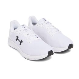 Laufschuh Under Armour "UA Charged Pursuit 4", Herren, Gr. 43, wei&szlig; (wei&szlig;, wei&szlig;, schwarz), Synthetik, Textil, Schuhe Laufschuh