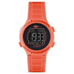 Chronograph Lacoste "LC33 Kids", apricot, Armbanduhren, Kinder, Chronograph, Quarzuhr, Armbanduhr, Silikonarmband, digital, Tag, Stoppfunktion