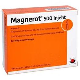 W&Ouml;RWAG PHARMA Magnerot 500 Injekt 50 ML