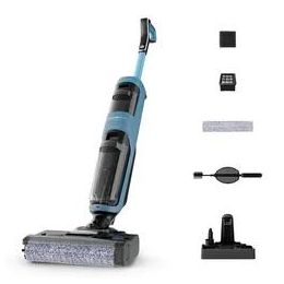 Rowenta Nass-Trocken-Sauger "Rowenta X-Clean 2, Saugen und Wischen, LED-Display, ECO- und MAX-Modi", blau aqua, B:21cm H:115cm T:28cm, Mehrzwecksauger, selbstreinigend, selbstfahrende Walze, geeignet f&uuml;r Hartb&ouml;den, GZ2271
