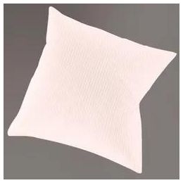 Kissenbezug Irisette "Lumen 8129", beige (puder), B:80cm L:80cm, Interlock-Jersey, Obermaterial: 100% Baumwolle, Kissenbez&uuml;ge, Kissenbezug, hochwertig und traumhaft weich