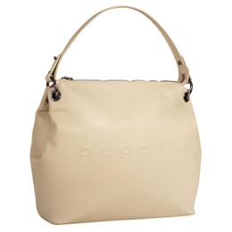 Bugatti Damen Bugatti Henkeltasche &raquo;DAPHNE&laquo; echt Leder beige