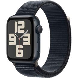 Apple Smartwatch »Watch SE Aluminium« (4, 4 cm / 1, 73 ′′) Watch OS 10;Siri;EKG;Herzfrequenz Mitternacht