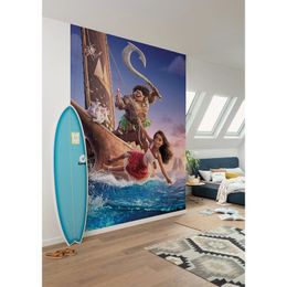 Komar Kindertapete &raquo;Disney Moana 2 Feel The Ocean&laquo; bedruckt glatt blau Vlies