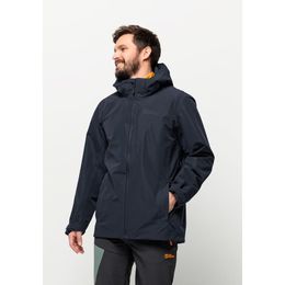 Jack Wolfskin Funktionsjacke »FERNBLICK 2L JKT M« mitKapuze night-blue M (50) M (50) Elegante Regenjacke