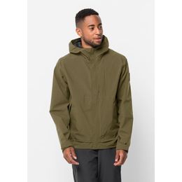 Jack Wolfskin Funktionsjacke »MAINKAI JKT M« mitKapuze grey-olive XXL (58) XXL (58) Jacke