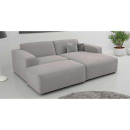 Inosign Ecksofa »Koa, 228cm, L-Form, Modulsofa, Webstoff, Cord, Struktur, Chenille« Designsofa, Set, Hocker inklusive, weicher Lounge-Sitzkomfort...
