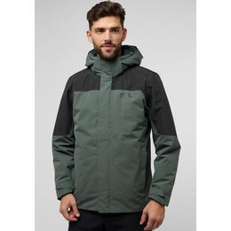 Jack Wolfskin 3-in-1-Funktionsjacke »ROMBERG 3IN1 JKT M« mitKapuze slate-green XXL (58) XXL (58) Vorgeformte Ellenbogen