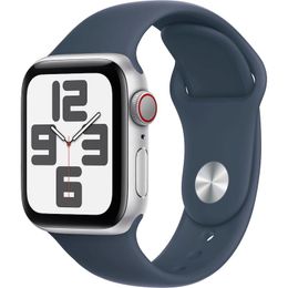 Apple Smartwatch »Watch SE Aluminium« (4 cm / 1, 57) Watch OS 10;Siri;EKG;Herzfrequenz Silber
