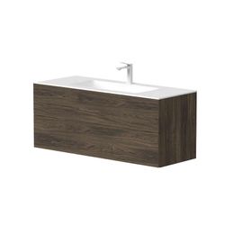 Welltime Waschtisch &raquo;Gama&laquo; inklusive Waschbecken, mit Push-to-Open-Funktion, FSC zertifiziert brown oak