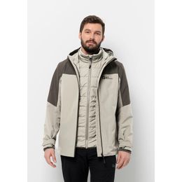 Jack Wolfskin 3-in-1-Funktionsjacke »GLAABACH 3IN1 JKT M« mitKapuze seal L (52) L (52) 3-in-1-Jacke