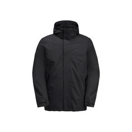Jack Wolfskin 3-in-1-Funktionsjacke »LUNTAL 3IN1 JKT M« mitKapuze black XXL (58) XXL (58) Wetterfeste 3in1-Jacke