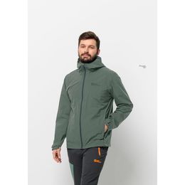 Jack Wolfskin Funktionsjacke »ROBURY 2L JKT M« mitKapuze hedge-green L (52) L (52) Leichte Regenjacke