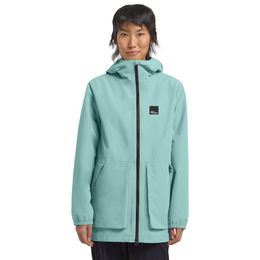 Jack Wolfskin Funktionsparka »TERRAVIEW 2L PARKA W« mitKapuze soft-jade XS XS Regenjacke mit klarem Design