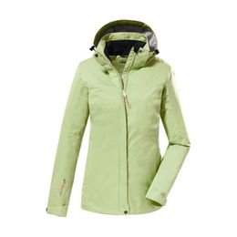 Killtec Outdoorjacke »KOS 133 WMN JCKT« Wasser- und winddichte Damenjacke mit abnehmbarer Kapuze mint 44 44 Damen Funktionsjacke mit verstellbarer,...