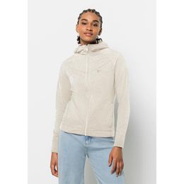 Jack Wolfskin Fleecejacke »WALDSEE HOODED JKT W« mitKapuze cotton-white L (42/44) L (42/44) Stylische Fleecejacke