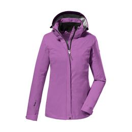 Killtec Outdoorjacke »KOS 133 WMN JCKT« Wasser- und winddichte Damenjacke mit abnehmbarer Kapuze altrosa 42 42 Damen Funktionsjacke mit...