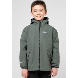Jack Wolfskin 3-in-1-Funktionsjacke »ICELAND 3IN1 JACKET K« mitKapuze slategreen-black 140 140 3in1-Jacke