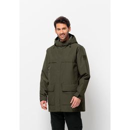 Jack Wolfskin Funktionsparka »WINTERLAGER PARKA M« mitKapuze island-moss XL (54/56) XL (54/56) Extralanger Schnitt