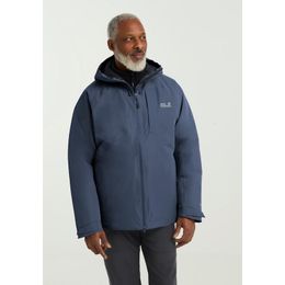 Jack Wolfskin Daunenjacke »ICECAPE 2L DOWN INS JKT M RDS« mitKapuze midnightsky XXXL (60) XXXL (60) Daunenjacke