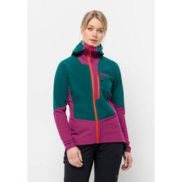 Jack Wolfskin Softshelljacke »ALPSPITZE HOODY W« mitKapuze sea-green XS (34) XS (34) Softshell-Kapuzenjacke