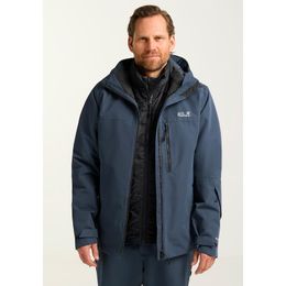 Jack Wolfskin Skijacke »FLOWLINE 3IN1 JKT M« mitKapuze midnightsky L (52) L (52) 3-in-1-Skijacke