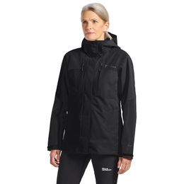 Jack Wolfskin Outdoorjacke »JASPER 2L JKT W« mitKapuze black L (42/44) L (42/44) 2 Brusttaschen, Innentasche