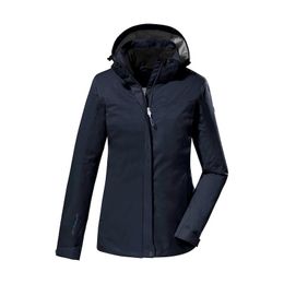 Killtec Damen Outdoorjacke &raquo;KOS 133 WMN JCKT&laquo; Wasser- und winddichte Damenjacke mit abnehmbarer Kapuze blau 42