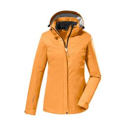 Killtec Outdoorjacke »KOS 133 WMN JCKT« Wasser- und winddichte Damenjacke mit abnehmbarer Kapuze orange 36 36 Damen Funktionsjacke mit...