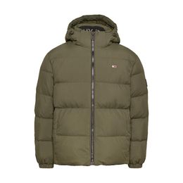 Tommy Jeans Steppjacke »TJM ESSENTIAL DOWN JACKET EXT« mitKapuze Winterjacke Outdoorjacke Gefüttert 2 in 1 Jacke abnehmbare Kapuze Fatigue Green L...