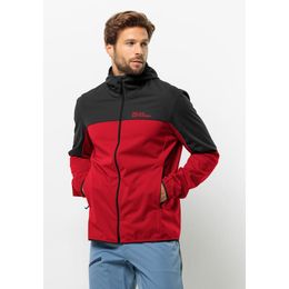 Jack Wolfskin Softshelljacke »FELDBERG HOODY M« mitKapuze red-glow L (52) L (52) 2 Hüfttaschen