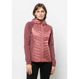 Jack Wolfskin Hybridjacke »ROUTEBURN PRO HYBRID W« mitKapuze blush-powder S (36) S (36) Hybrid-Steppjacke