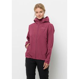 Jack Wolfskin Outdoorjacke »ELSBERG 2.5L JKT W« mitKapuze sangria-red XS (34) XS (34) Wetterschutzjacke