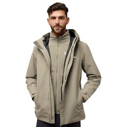 Jack Wolfskin 3-in-1-Funktionsjacke »ALTENBERG 3IN1 JKT M« mitKapuze linen XXXL (60) XXXL (60) 3in1-Jacke