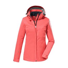 Killtec Outdoorjacke »KOS 133 WMN JCKT« Wasser- und winddichte Damenjacke mit abnehmbarer Kapuze koralle 34 34 Damen Funktionsjacke mit...