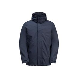 Jack Wolfskin 3-in-1-Funktionsjacke »LUNTAL 3IN1 JKT M« mitKapuze night-blue M (50) M (50) Wetterfeste 3in1-Jacke
