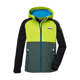 Killtec Jungen Softshelljacke &raquo;KOS 137 BYS SFTSHLL JCKT&laquo; Kids Softshelljacke: wind- und wasserabweisend gr&uuml;n 140