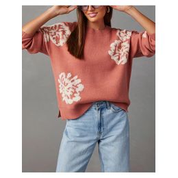 Milan Kiss Pullover in Rosa - 55% | Größe L | Damen-pullover-cardigans