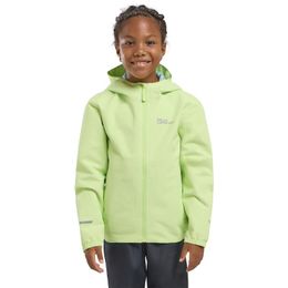 Jack Wolfskin Outdoorjacke »FLAZE JACKET K« mitKapuze cool-matcha 116 116 Wasserabweisende Reißverschlüsse