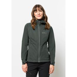 Jack Wolfskin Outdoorjacke »HIGHEST PEAK JACKET W« mitKapuze slate-green XL (46) XL (46) Wetterschutzjacke für Wanderungen