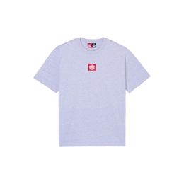 Element T-Shirt »Square Logo« Mid Grey Heather L L Conscious by Nature: Baumwolle