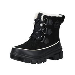 Sorel Ankleboots »Stiefelette Veloursleder« Schwarz 36 36 Verschluss: Schnürung